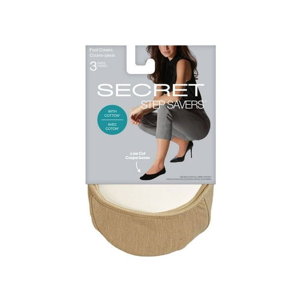 Secret® Step Savers 3pk Foot Covers, One Size - Walmart.ca
