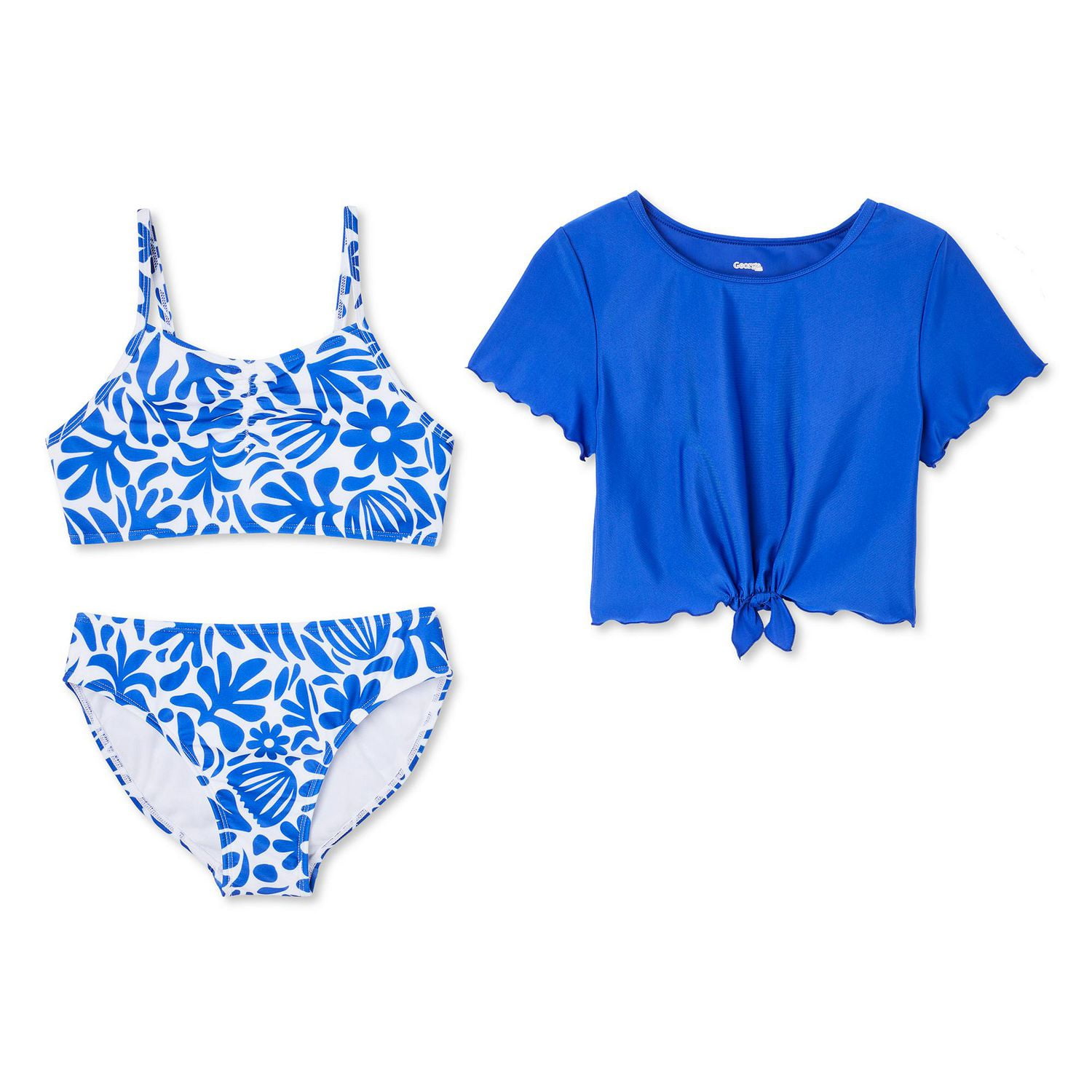 George Girls' Rash Guard 3-Piece Set, Sizes XS-XL - Walmart.ca