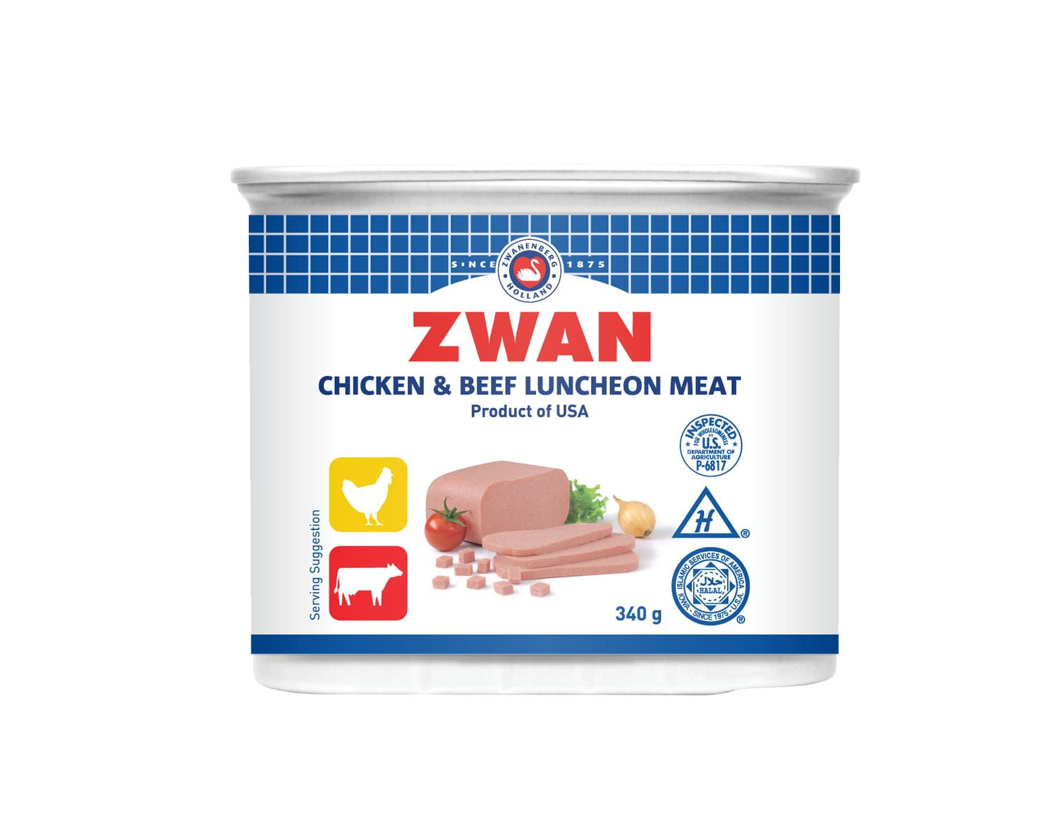 Zwan Chicken and Beef Luncheon Meat | Walmart Canada