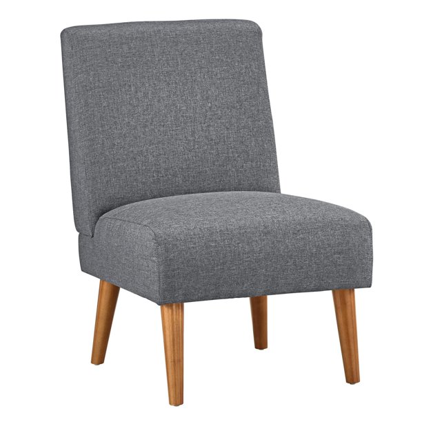 Mainstays Armless Swoop Chair with Wood Legs - Walmart.ca