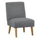 Mainstays Armless Swoop Chair with Wood Legs - Walmart.ca