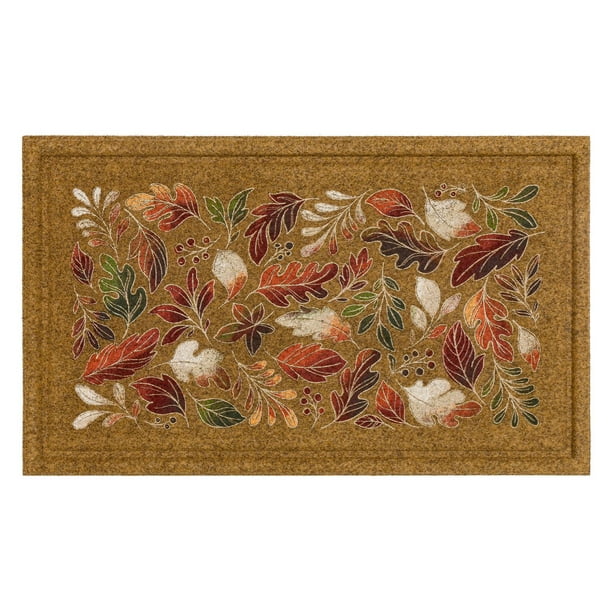 Mohawk Home Leaf Jubilee Faux Coir Doormat, Multi, 18" x 30" - Walmart.ca