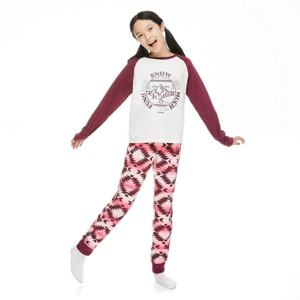 Justice Girls' Velour Fleece Pajamas and Eye Mask 3-Piece Set - Walmart.ca