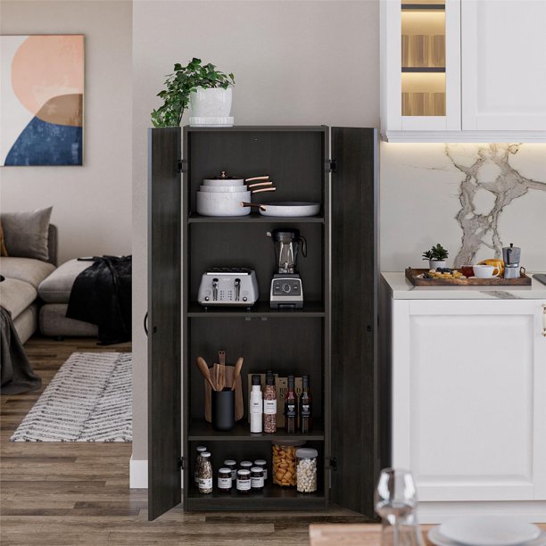 Mainstays 60" 2 Door Storage Cabinet, White - Walmart.ca