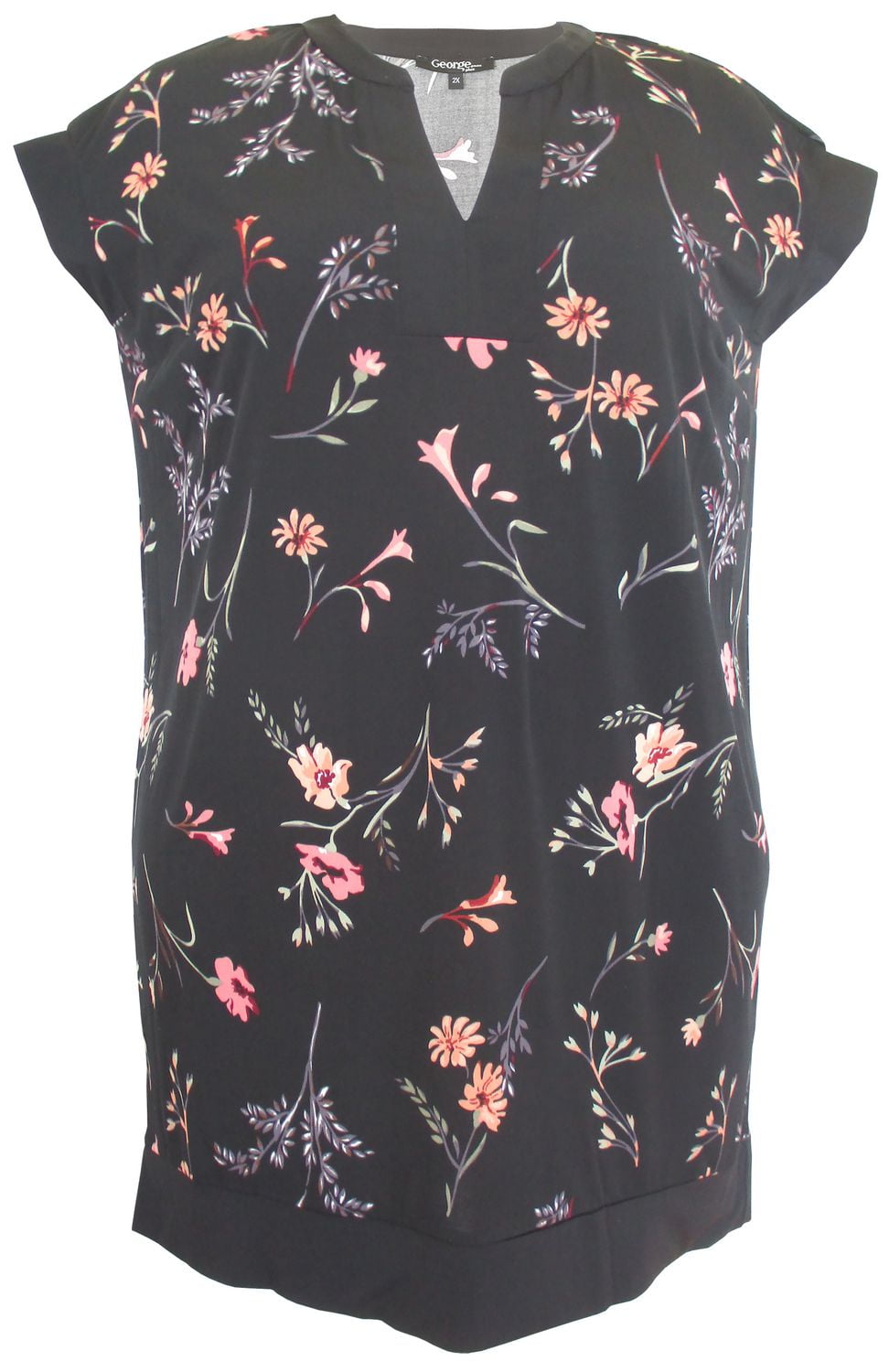 Click here for George Plus Ladies Cap Sleeve Shift Dress 3x prices