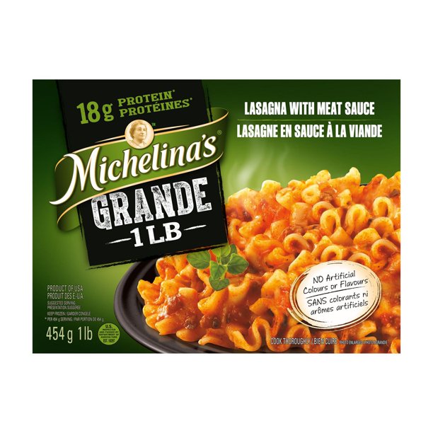 Michelina's Grande Classics Michelina's Grande Lasagna with Meat Sauce ...