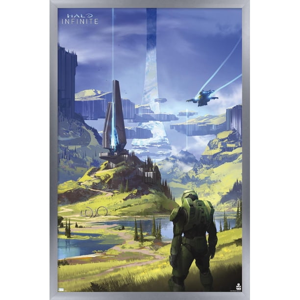 Halo Infinite - Master Chief Valley Wall Poster, 14.725" x 22.375 ...
