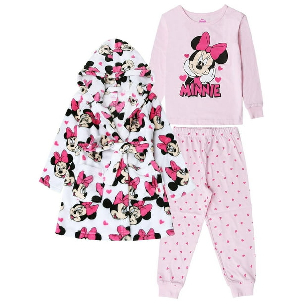 Minnie Mouse Knit Sleep 3 Piece PJ set - Toddler, Sizes 2T-5T - Walmart.ca