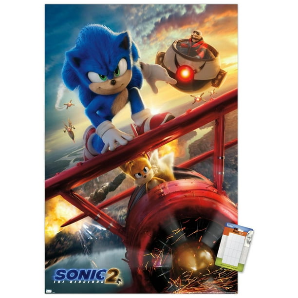 Sonic the Hedgehog 2 - Key Art Wall Poster, 22.375" x 34" - Walmart.ca