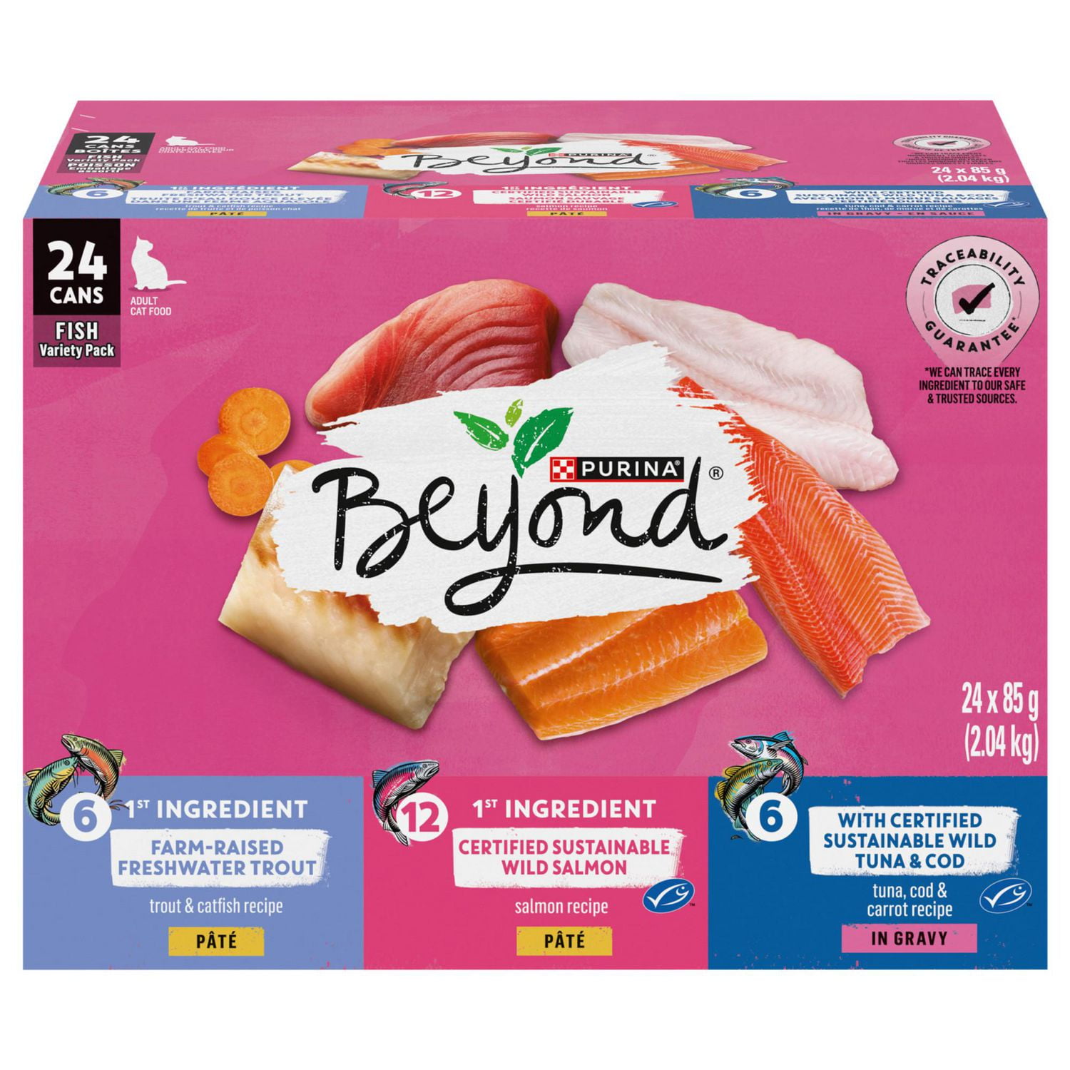 Beyond Fish Variety Pack, Wet Cat Food 24 x 85 g, 24 x 85g - Walmart.ca