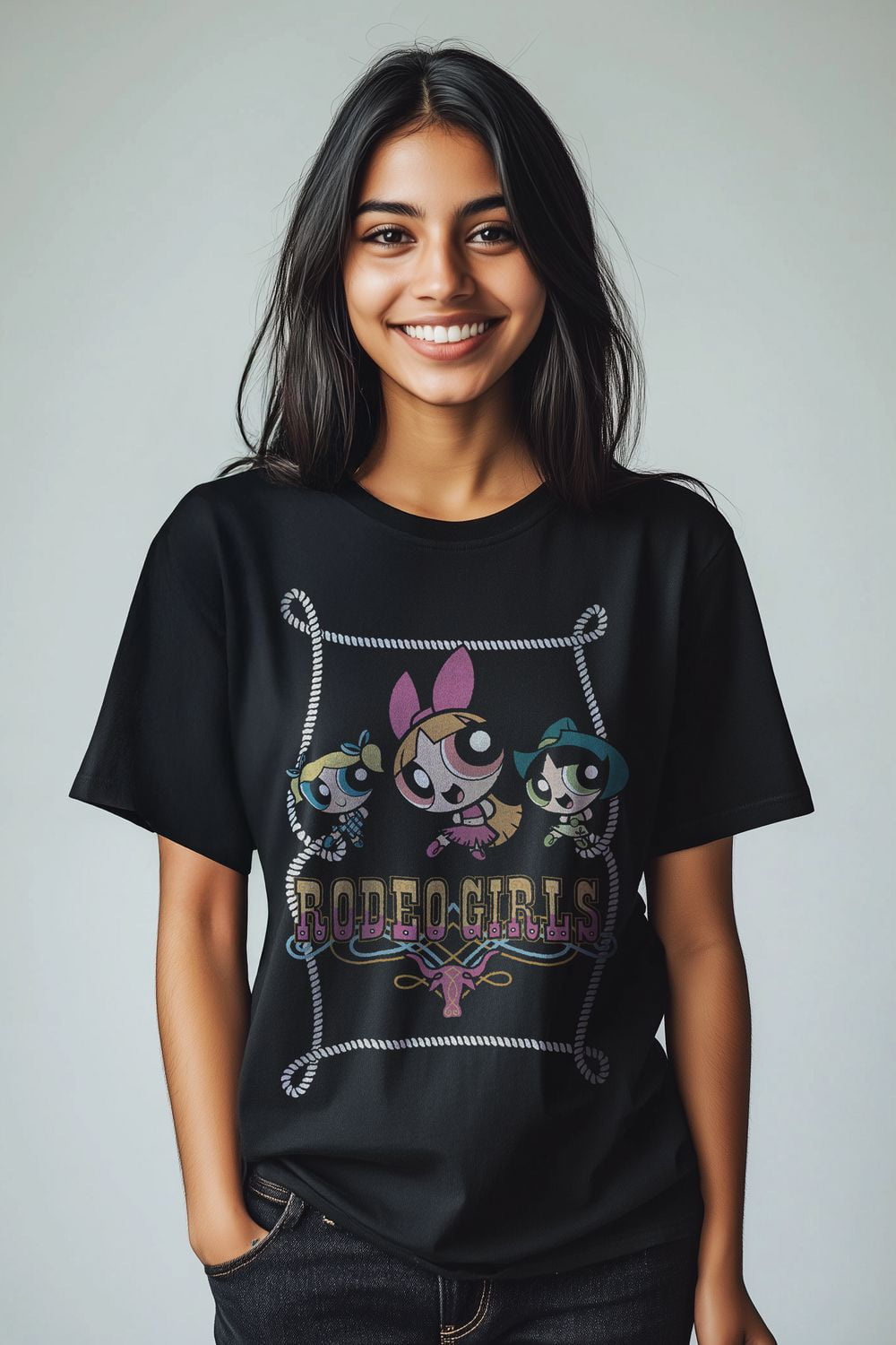 Click here for Bioworld Powerpuff Girls Rodeo Girls T-Shirt M prices
