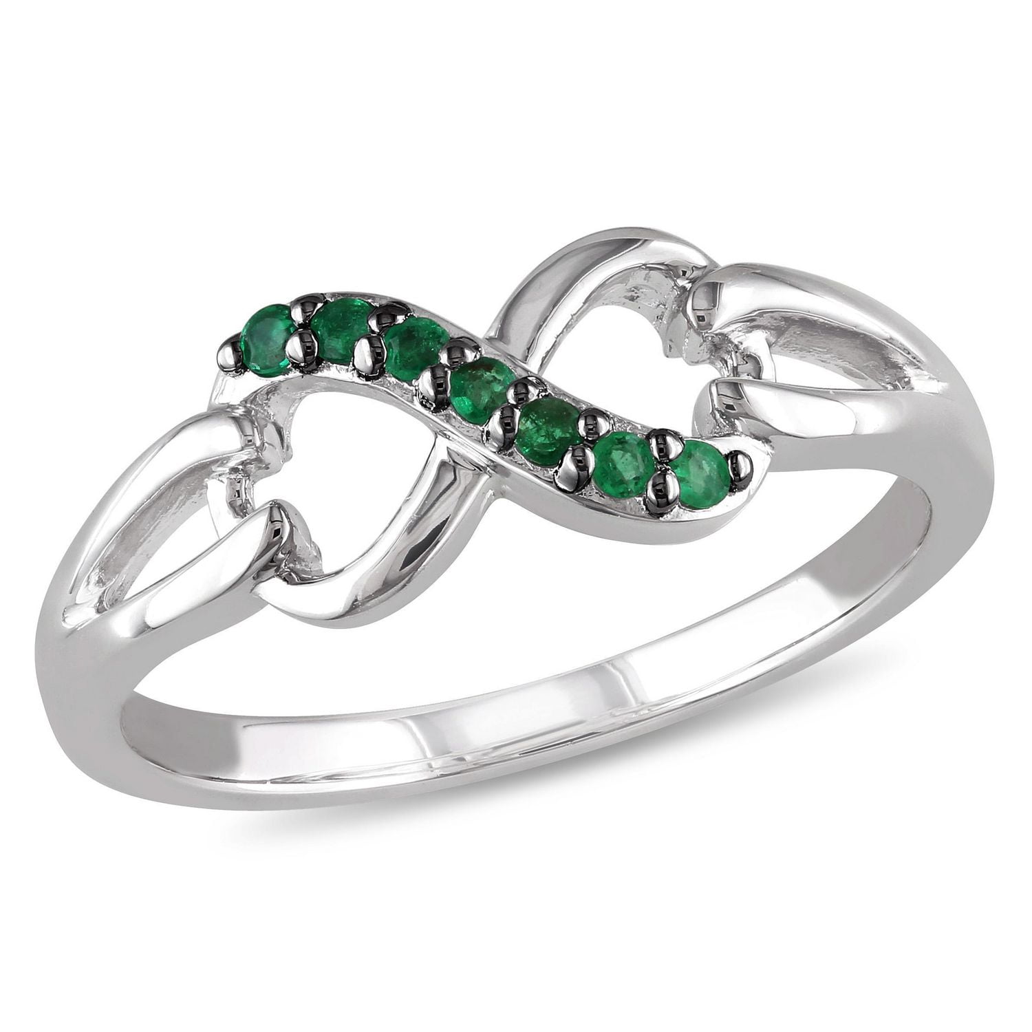 Click here for Miabella 1/7 Carat T. G.W. Emerald Sterling Silver... prices