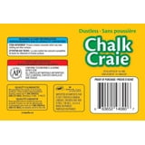 Crayola Dustless Yellow Chalk, 144 Count, 144 Yellow Dustless Chalk ...