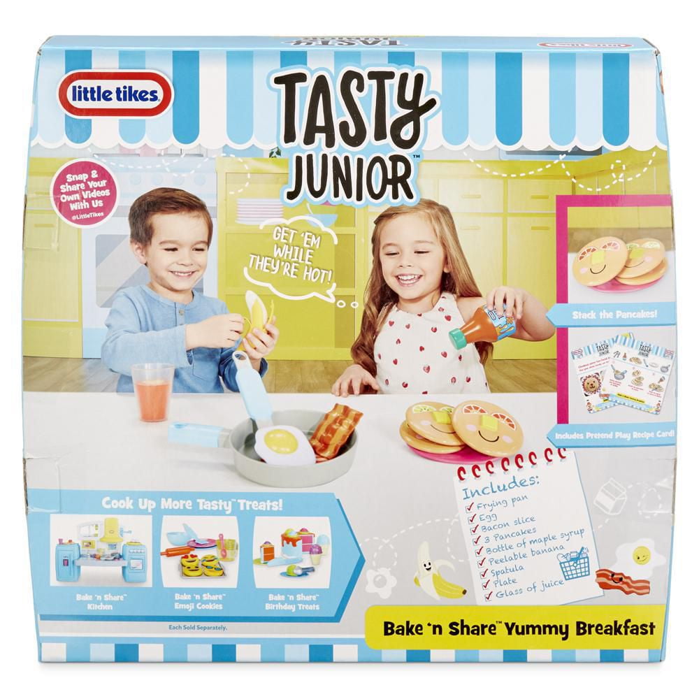 Little Tikes Tasty Jr. Bake n Share Yummy Breakfast Role Play Activity Pack Walmart