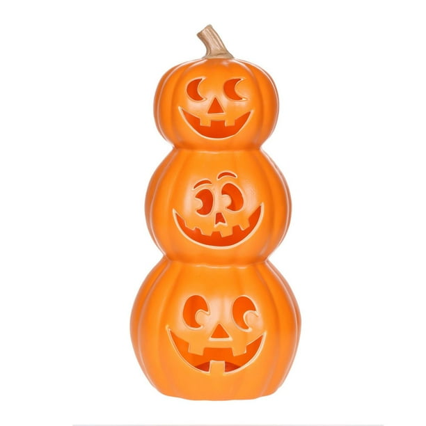 Halloween 3-Stack Light-up Pumpkin - Walmart.ca