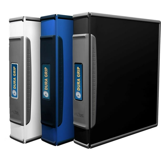 Storex Duragrip Binder Hard Cover /1.5"-Inch O-Ring / Assorted Colors ...