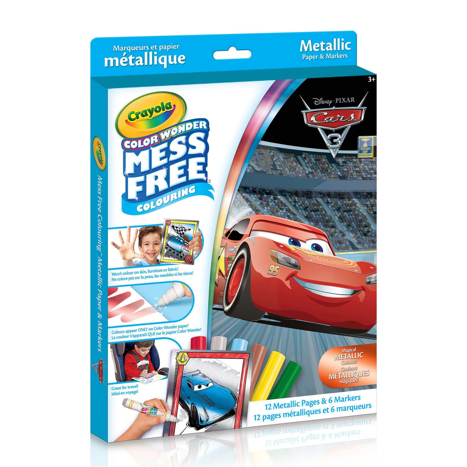 Crayola Cars 3 Colour Wonder Metallic Kit | Walmart Canada
