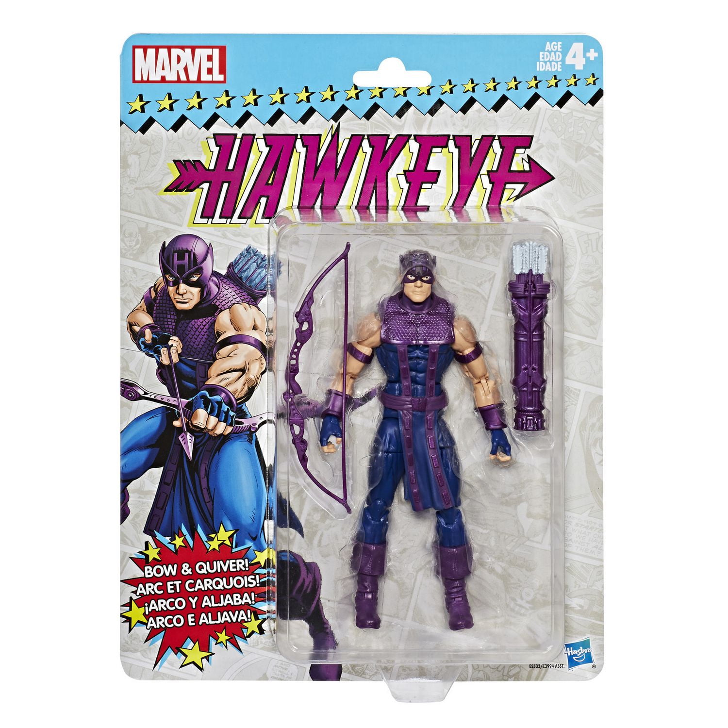 Marvel Retro 6-inch Collection Marvel’s Hawkeye | Walmart Canada