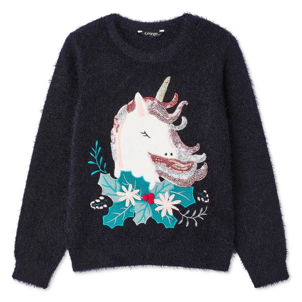 George Girls' Christmas Sweater - Walmart.ca