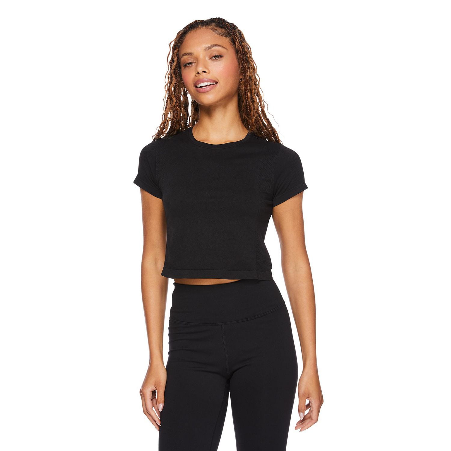 Click here for Athletic Works Womens Seamless Cropped Tee L prices