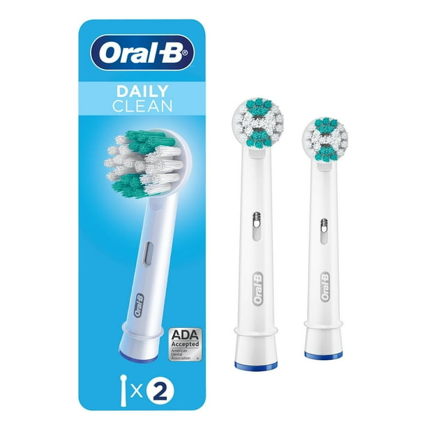 Oral B Daily Clean Electric Toothbrush Replacement Brush Heads Walmart Ca