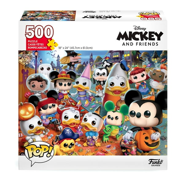 Funko Games POP! PUZZLE – DISNEY TRICK OR TREAT MICKEY AND FRIENDS 500 ...
