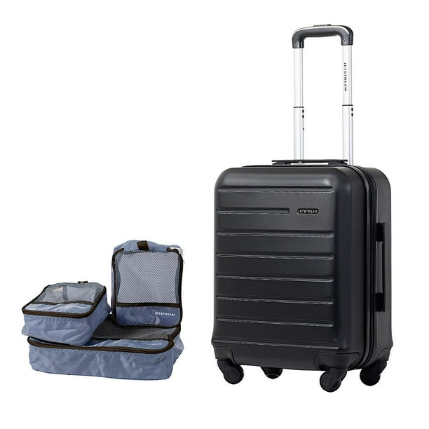 Bagage rigide JetStream® avec cubes d’emballage 3 pièces Bagage et 3 ...