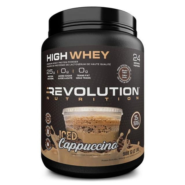 Revolution Nutrition, High Whey, Protein Powder 2LB, Whey Isolate, 25g ...