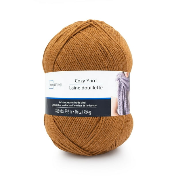 Mainstays Cozy Caramel Medium Acrylic Yarn 1 Ball - Walmart.ca