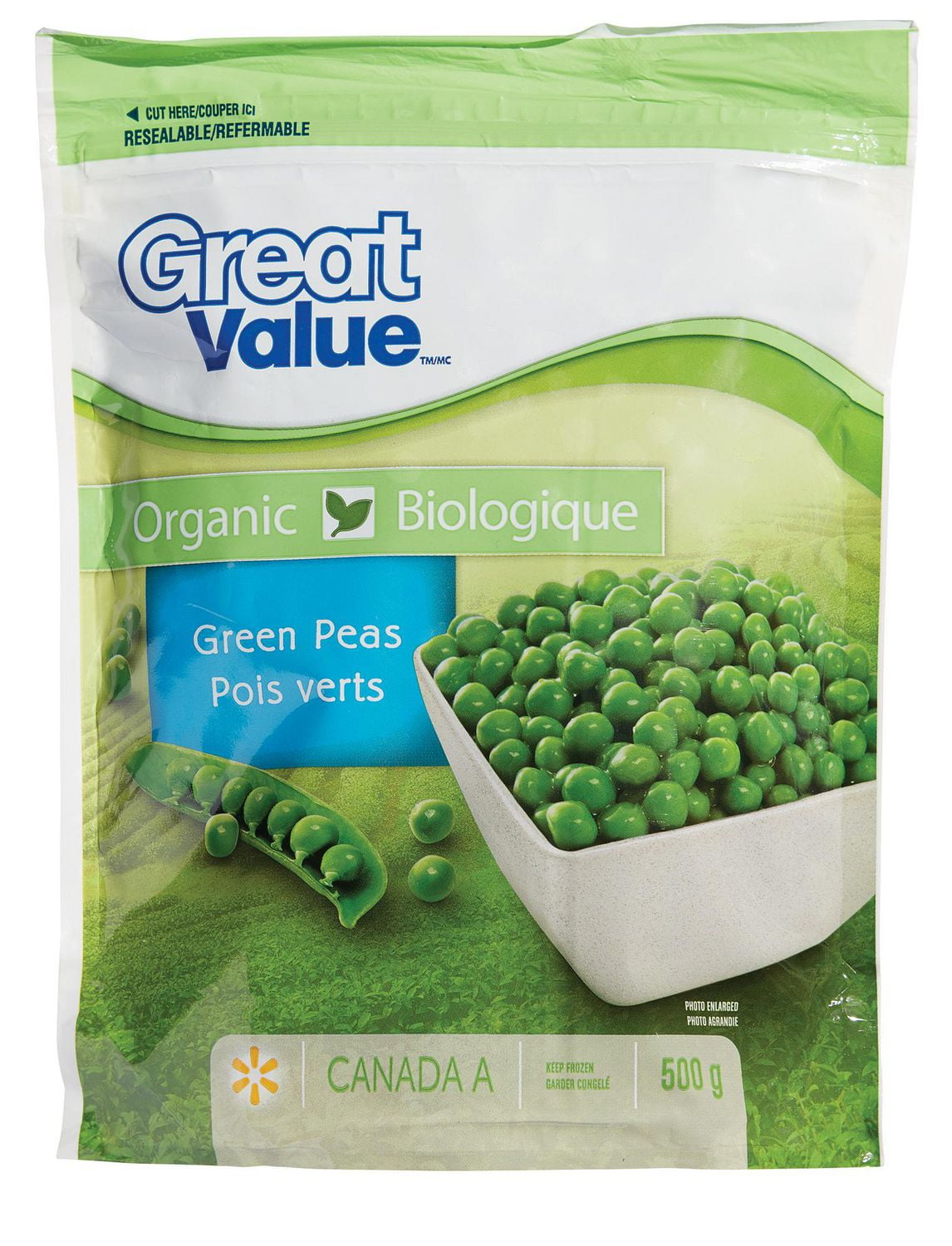 Great Value Organic Green Peas | Walmart Canada