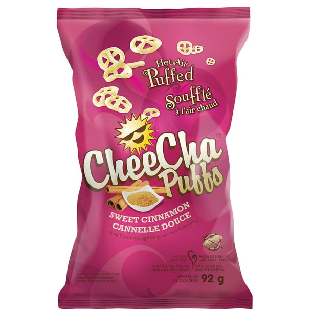 CheeCha Puffs Hot Air Puffed Sweet Cinnamon Puffs - Walmart.ca