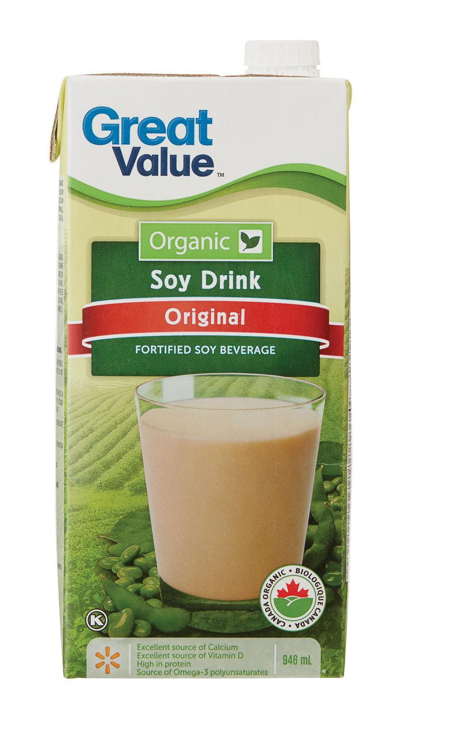 Great Value Organic Original Soy Drink | Walmart Canada
