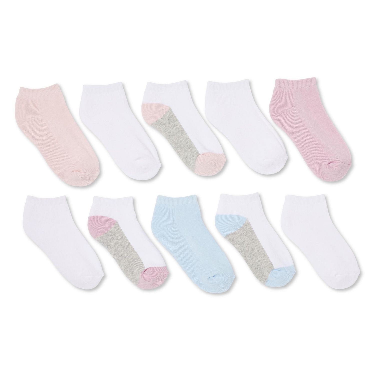 Click here for George Girls Low-Cut Socks 10-Pack 3-9 prices