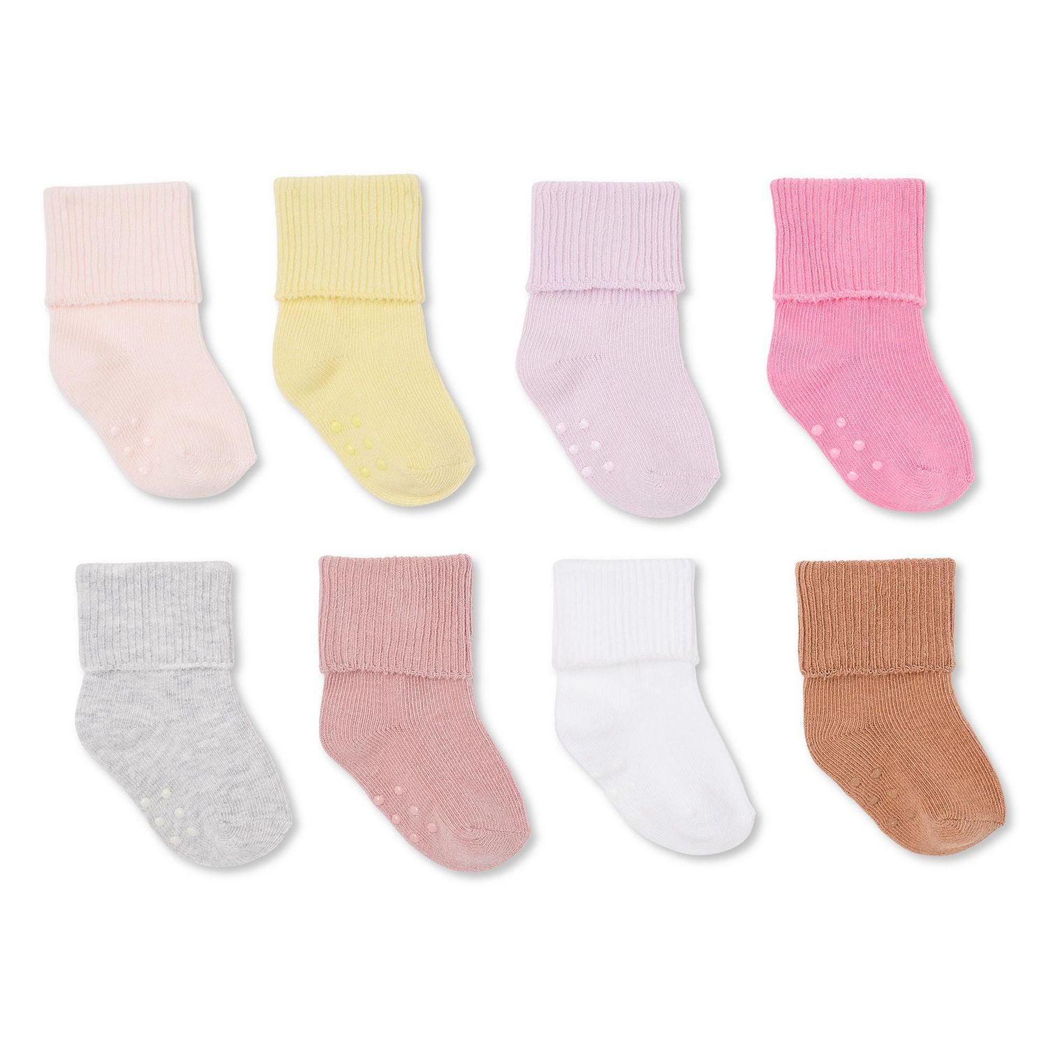 Click here for George Baby Girls Crew Socks 8-Pack 2-5 prices
