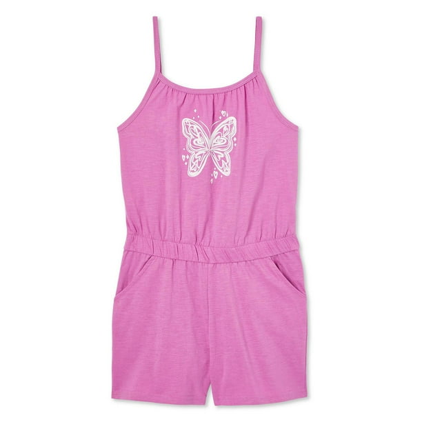 George Girls' Tank Romper, Sizes XS-XL - Walmart.ca