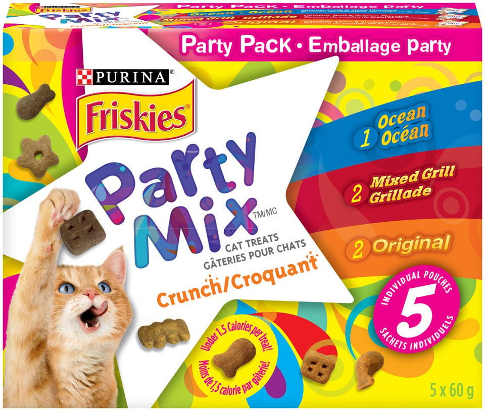 Purina® Friskies Party Mix® CAT Treats Party Pack 5-60g | Walmart Canada