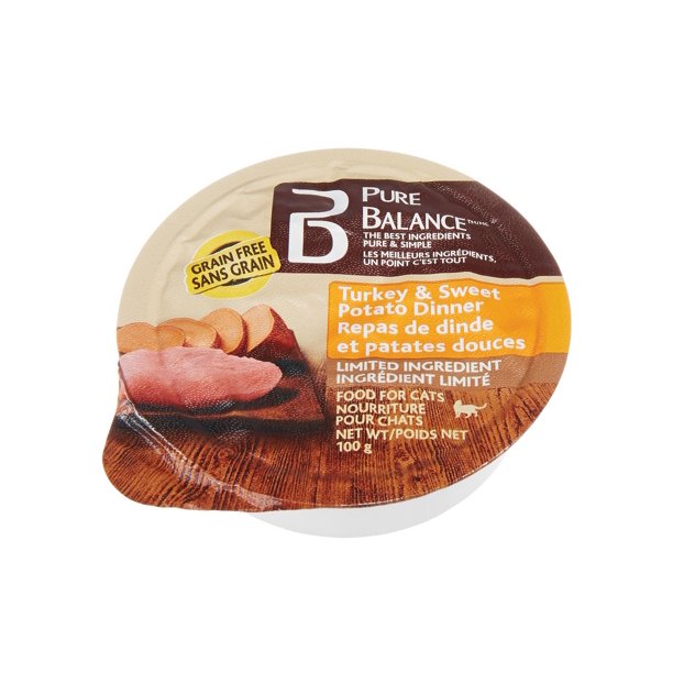 Pure Balance Turkey & Sweet Potato Dinner Wet CAT Food - Walmart.ca