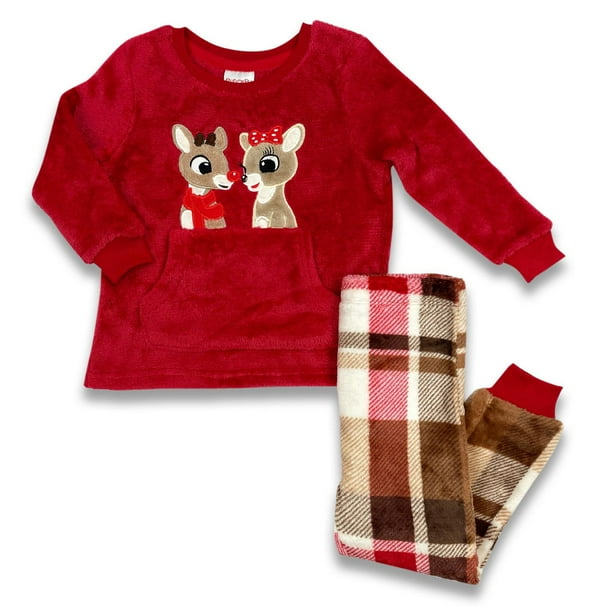Rudolph the Red-Nosed Reindeer Toddlers' 2-Piece Pajama Set - Walmart.ca