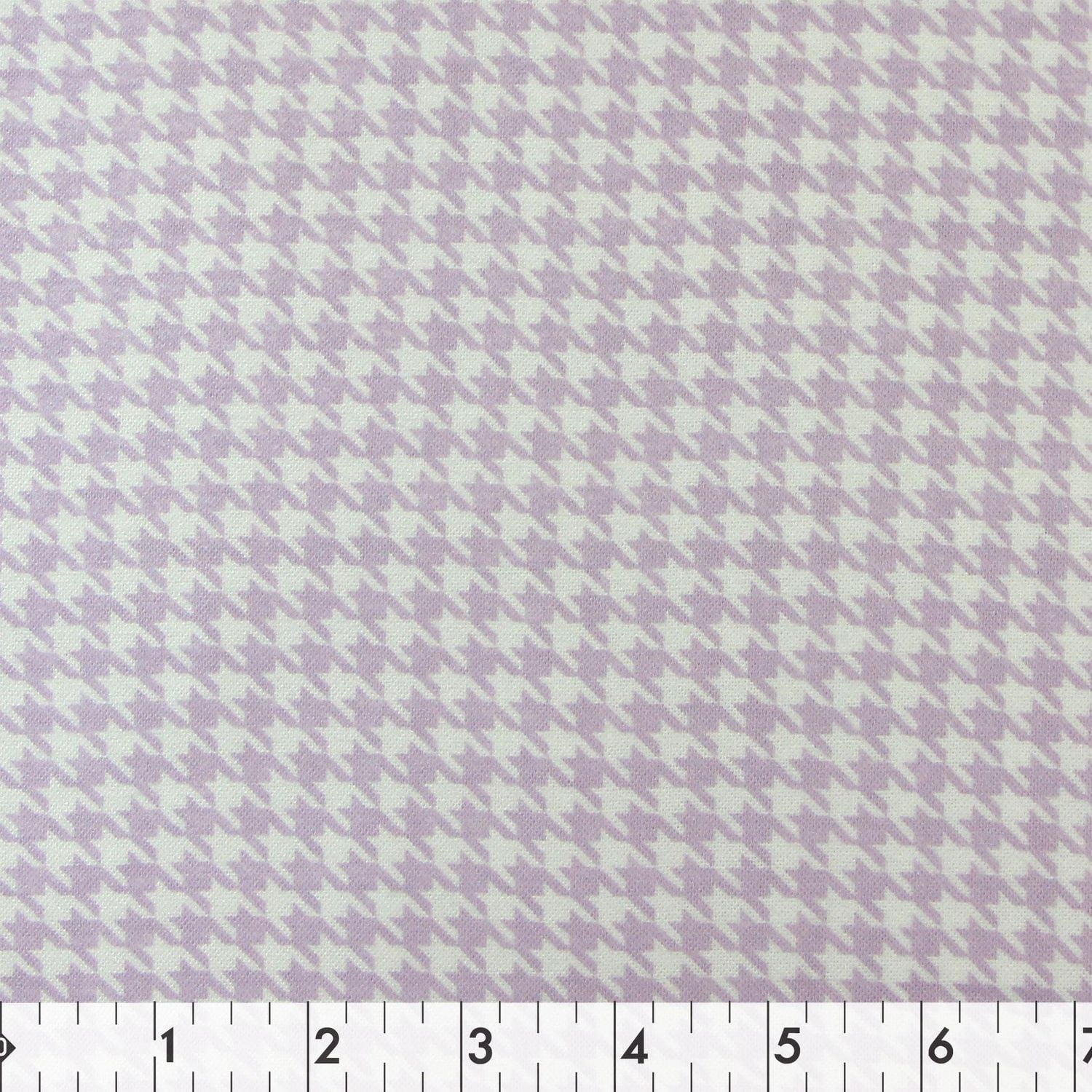 Fabric Creations Light Purple Houndstooth Bamboo Cotton Fabric by the ...
