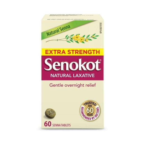 Senokot Extra Strength Sennosides 60 Tablets, Natural Laxative - Walmart.ca
