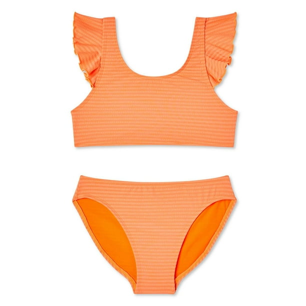 George Girls' Ruffle Sleeve Bikini 2-Piece Set - Walmart.ca