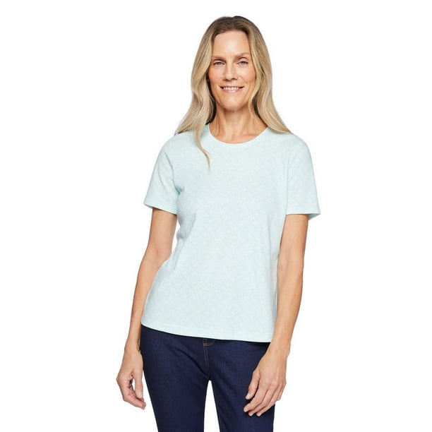 Iyla Women's Short Sleeve Printed Tee - Walmart.ca