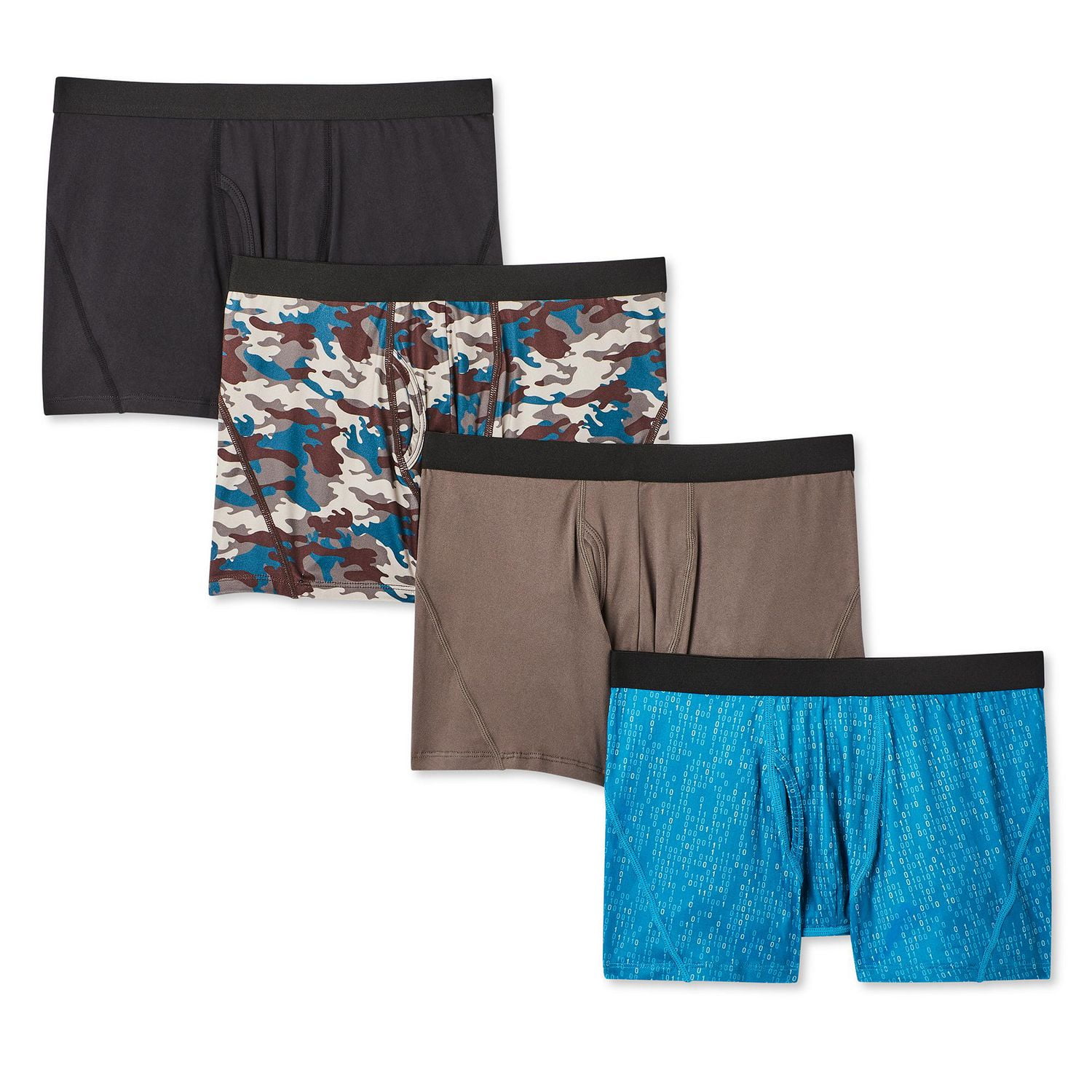 Click here for Athletic Works Mens Trunks 4-Pack S prices