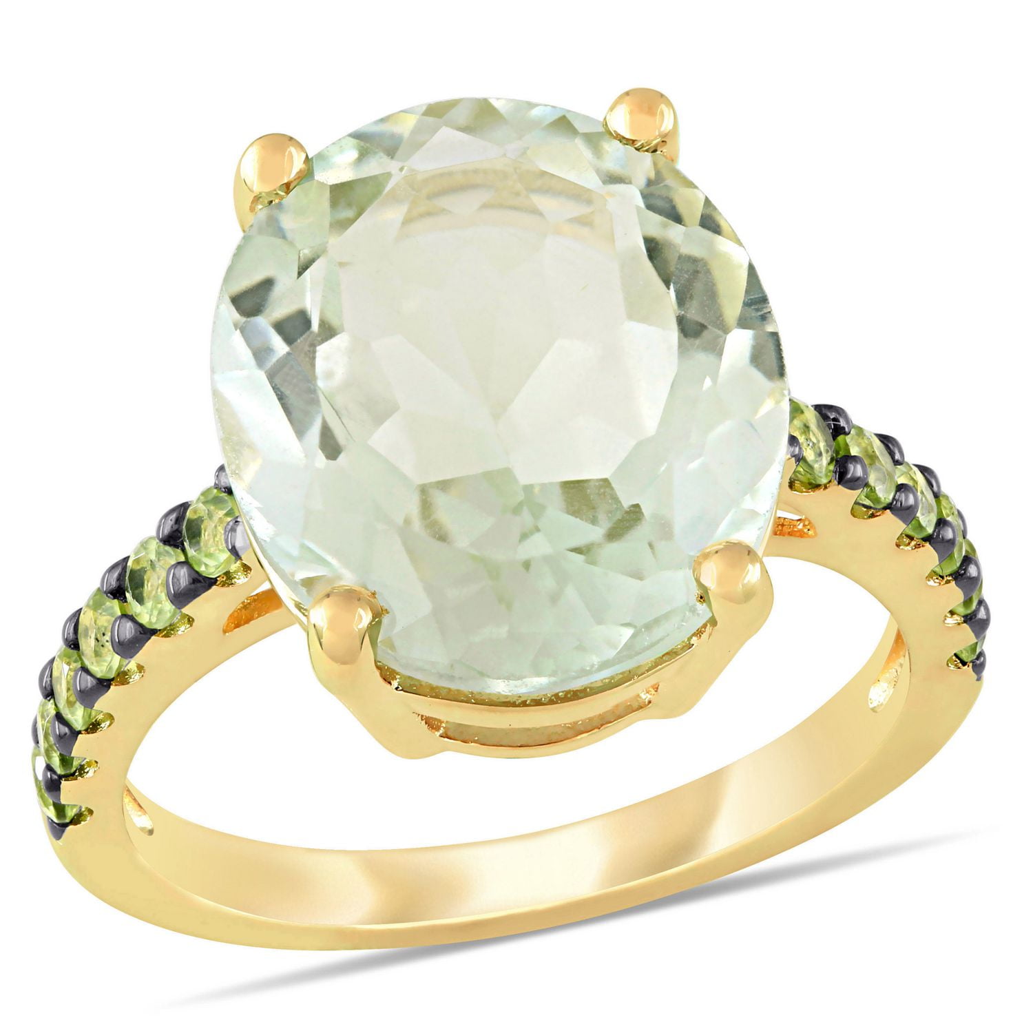 Click here for Tangelo 8 Carat T. G.W. Green Amethyst And Peridot... prices
