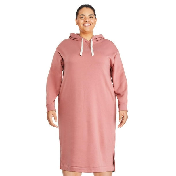 George Plus Women's Hooded Midi Dress - Walmart.ca