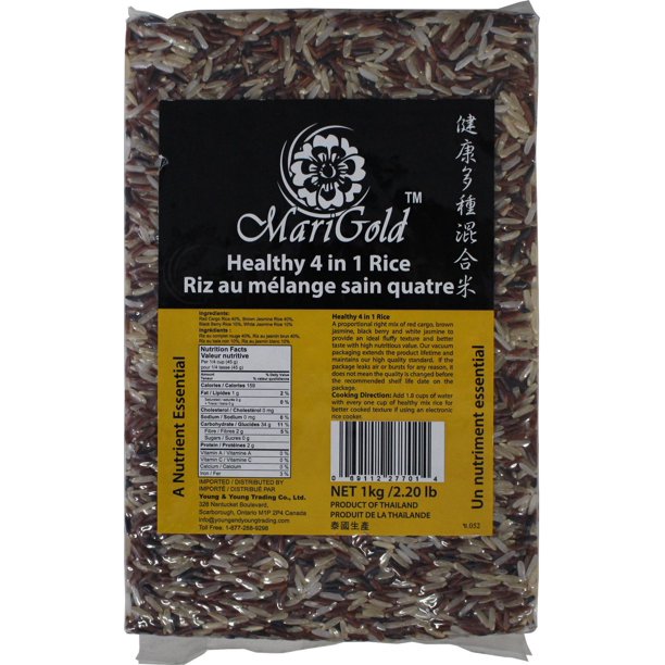 Marigold Four-in-One Healthy Mixed Rice, 1 kg / pack - Walmart.ca