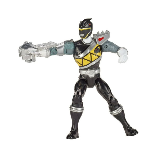 Power Rangers Dino Super Charge - Dino Steel Black Ranger Action Hero ...