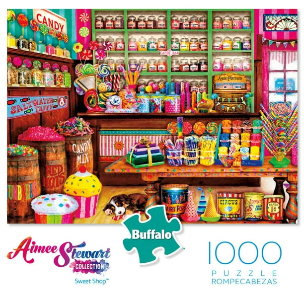 Buffalo Games Aimee Stewart Sweet Shop 1000 Piece Jigsaw Puzzle ...