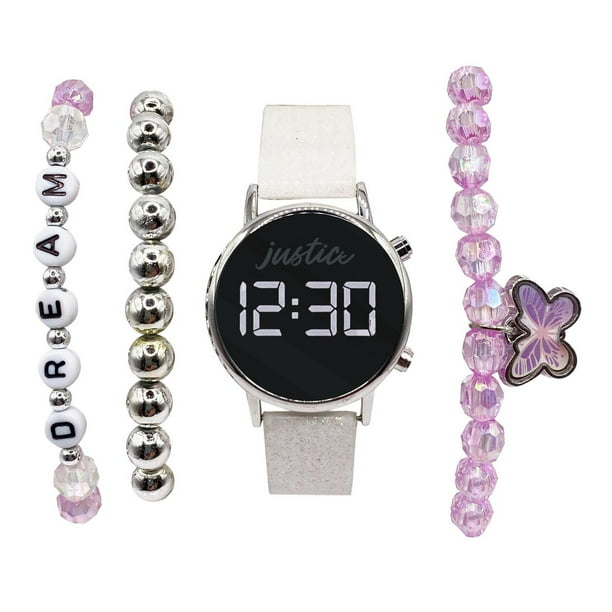 Justice LED Watch with Bracelet - Walmart.ca