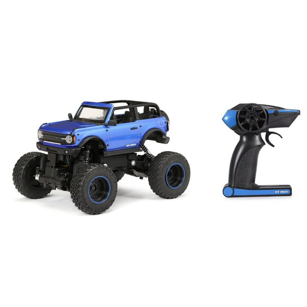 New Bright RC 4x4 1:18 Scale Remote Control Heavy Metal Bronco 2.4GHz ...